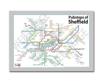 Underground Map | Etsy