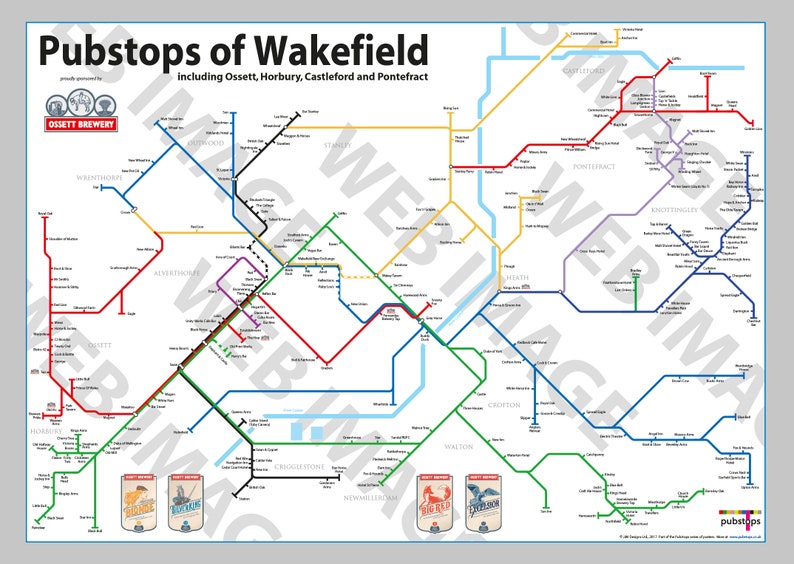 Pubstops of Wakefield Including Castleford, Ossett, Pontefract and ...