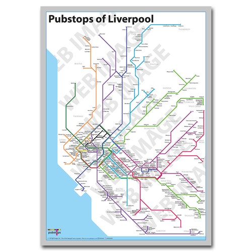 Pubstops of Manchester the Original Pub Map - Etsy UK