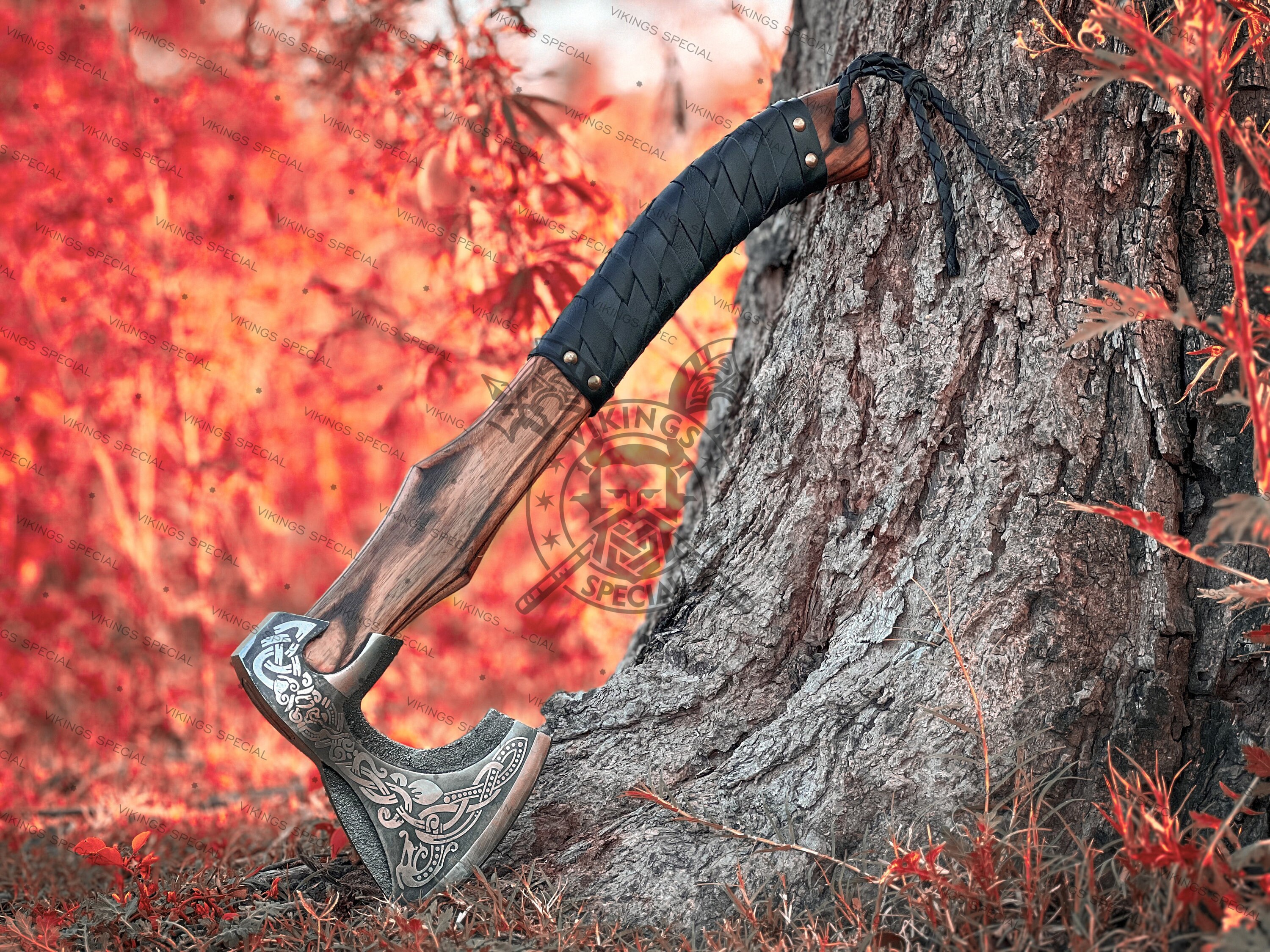 Custom Smith Carbon Steel Viking Axe Personalized Anniversary Gift for ...