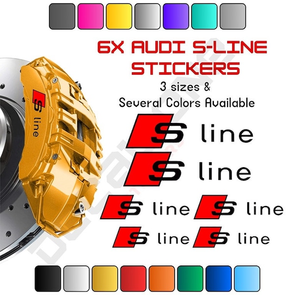 Audi S Line Decals - Etsy