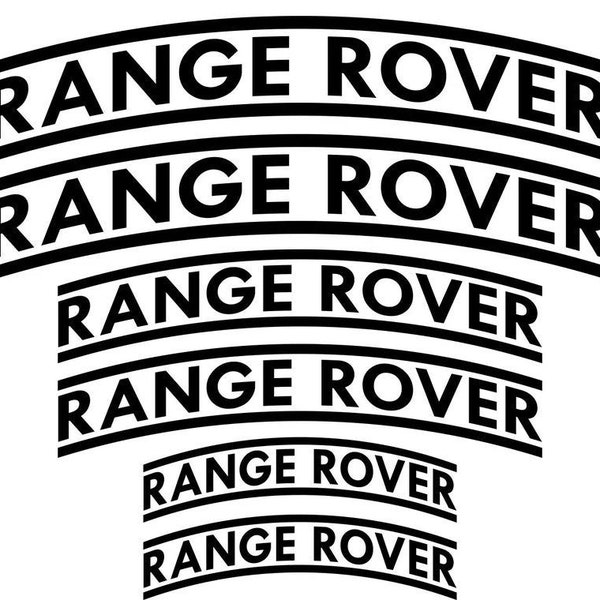 Range Rover - Etsy