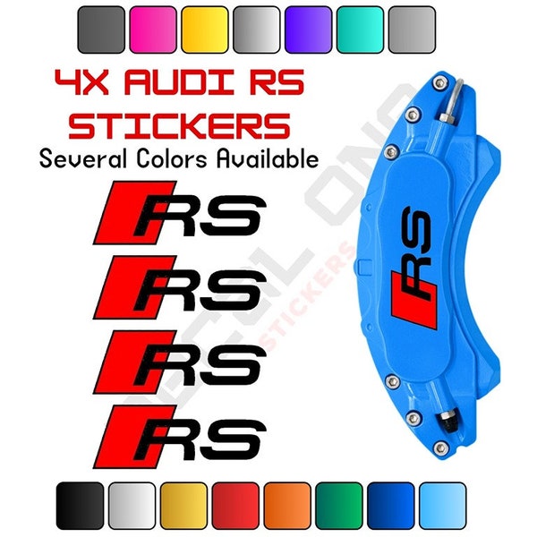 Audi Brake Caliper Stickers - Etsy