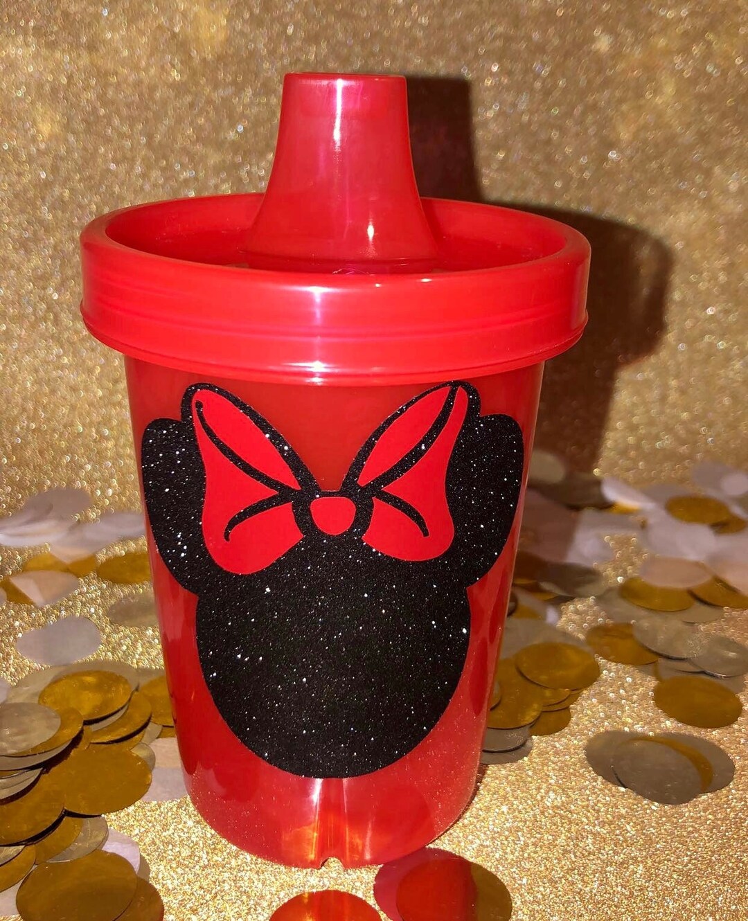 Minnie Mouse Sippy Cup Etsy