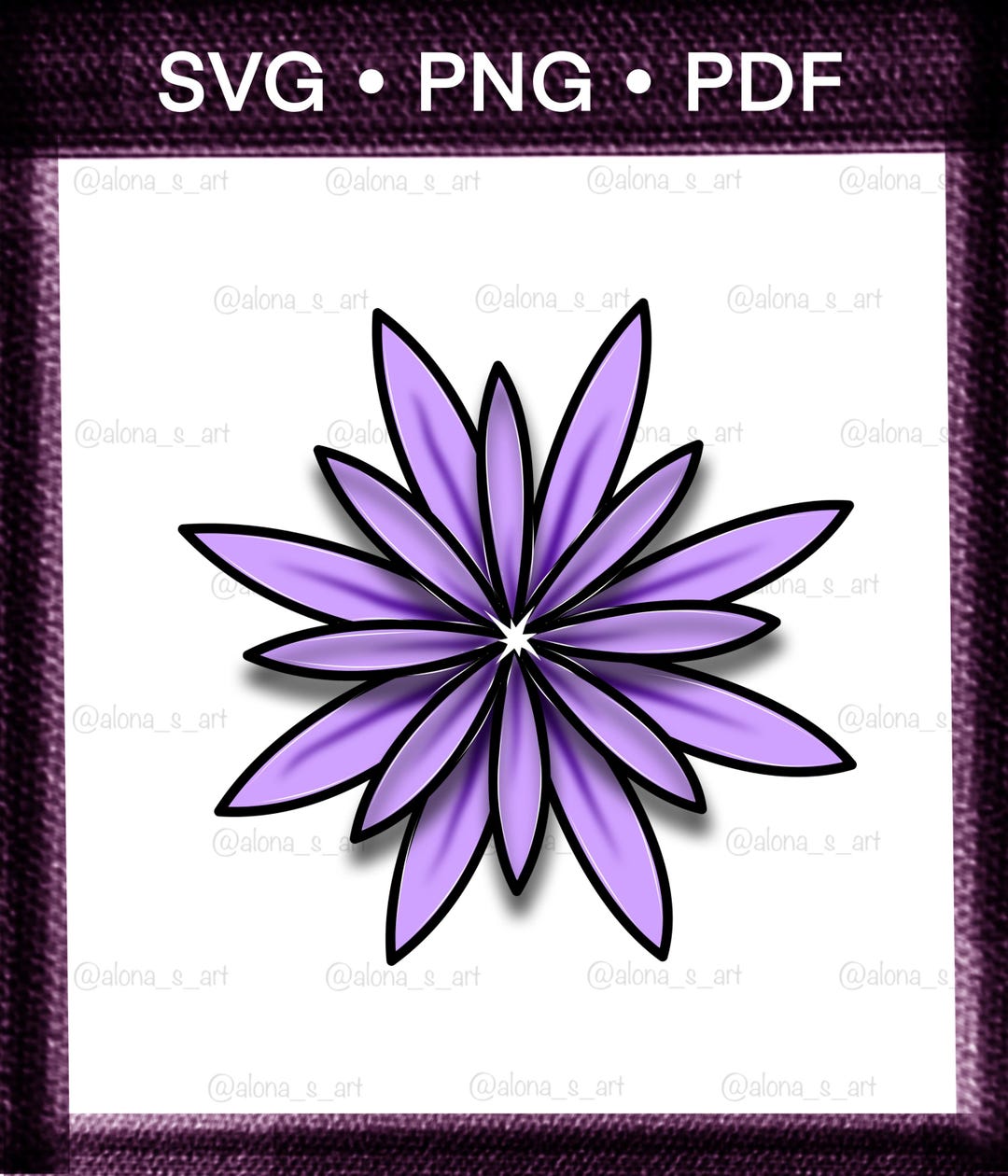 Christmas Tree Topper Printable | PNG SVG PDF | Digital Illustration - Etsy