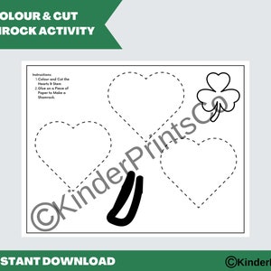 St. Patrick's Day Colouring Hat, Leprechaun & Shamrock Activity, Gnome ...