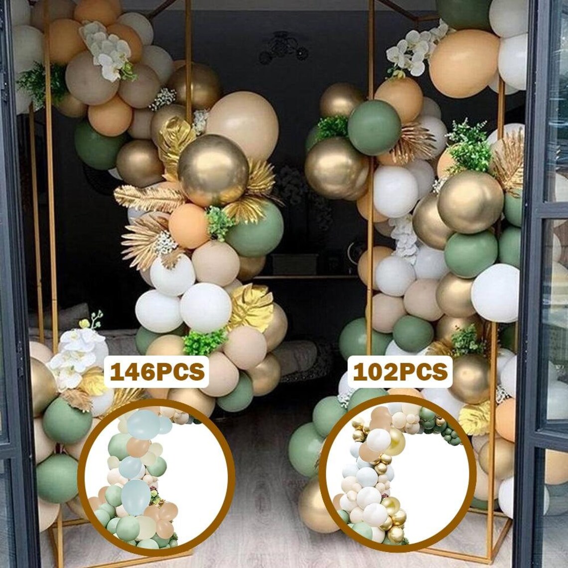 Retro Green Balloon Arch Garland Balloon Arch Balloon - Etsy