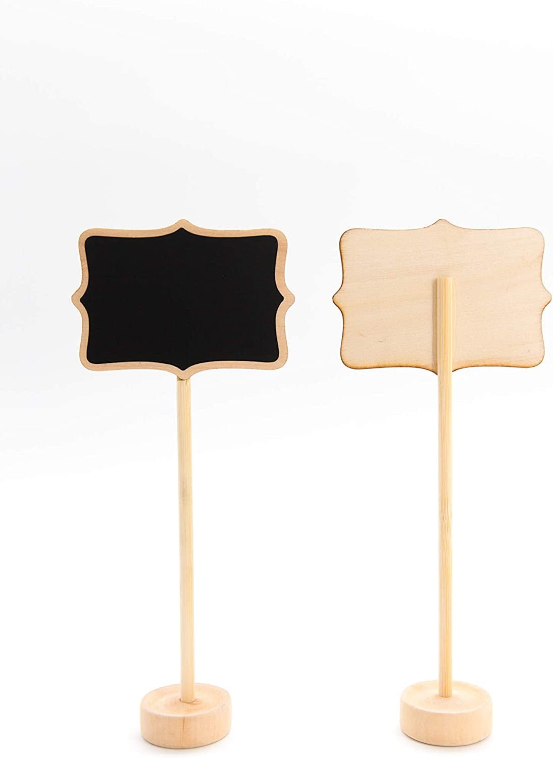 Mini Chalkboard Signs, 15 Pack, Small Rectangle Sign, Food Signs ...