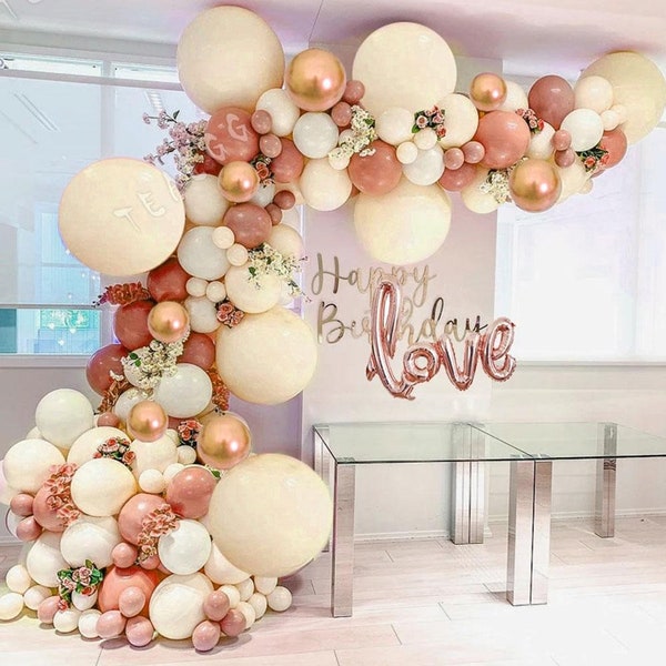 Rose Gold Balloon Arch - Etsy