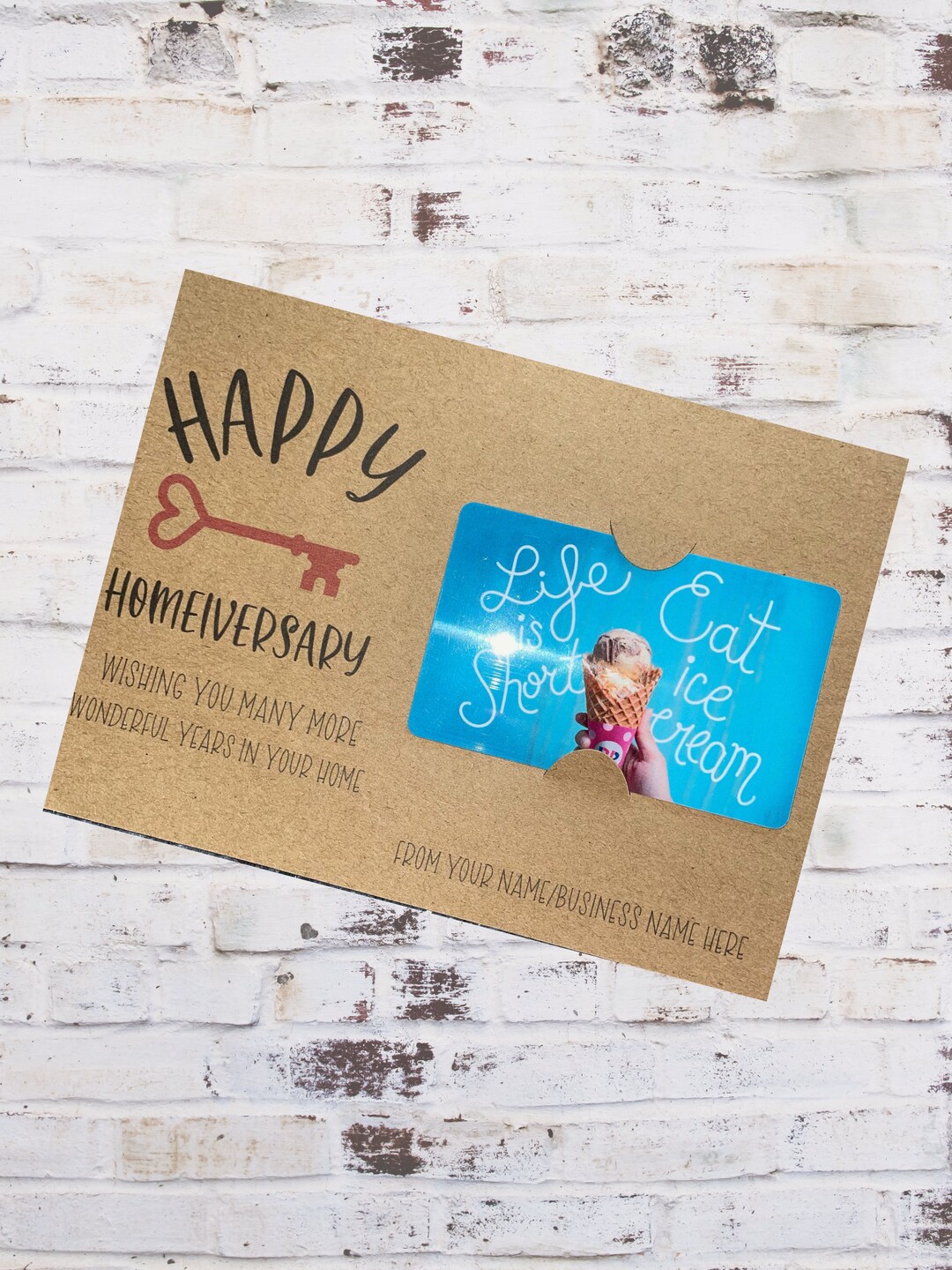 Realtor, Happy Home Anniversary, Card/mailer, Real Estate, Homeiversary ...