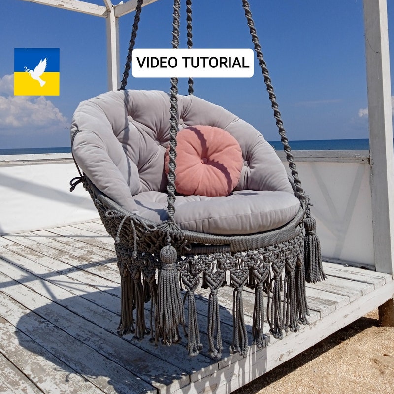 Macrame Hanging Chair - Etsy