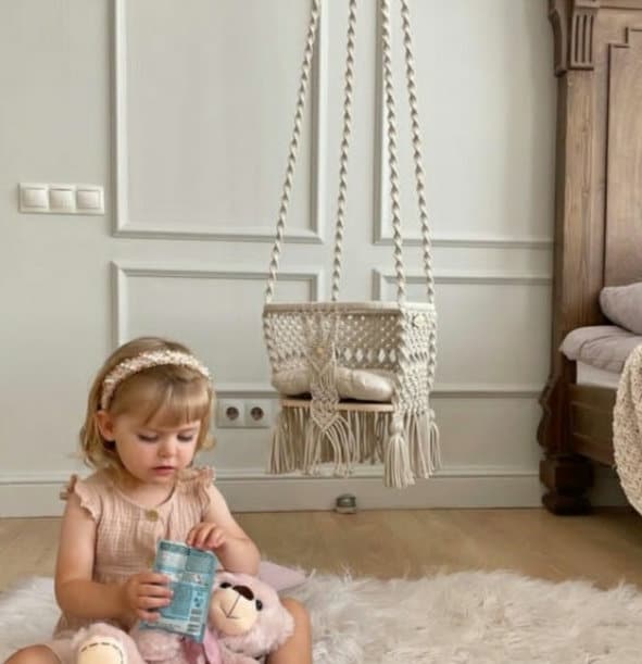 VIDEO TUTORIAL Macrame BABY Swing for Babies From 6 Months to - Etsy