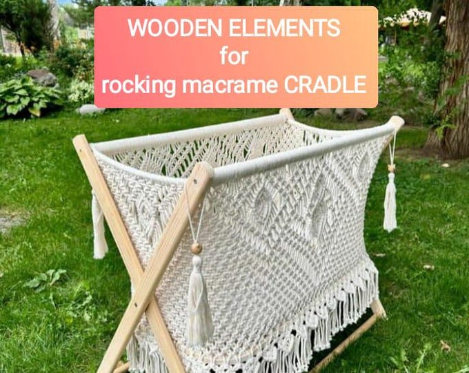PLYWOOD BASE for Macrame Swing, WOODEN Bottom, Macrame Rocking Baby ...