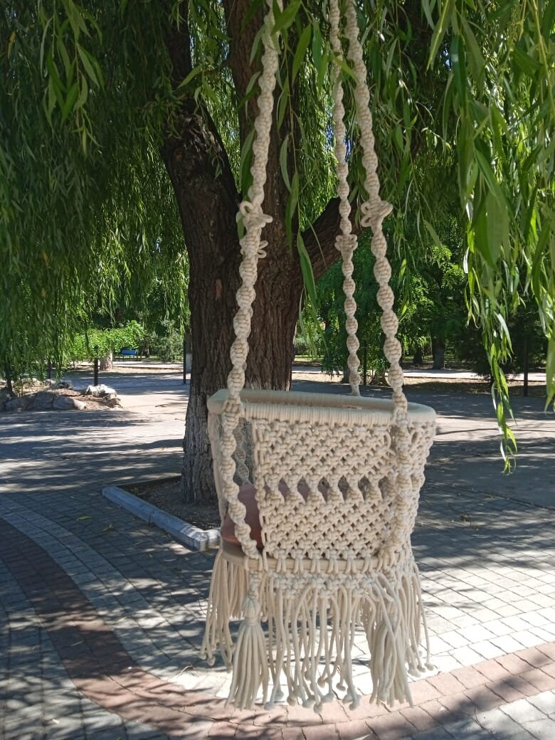 VIDEO TUTORIAL Macrame BABY Swing for Babies From 6 Months to - Etsy