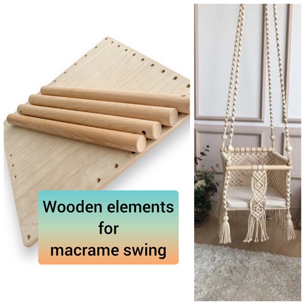 Macrame Swing - Etsy