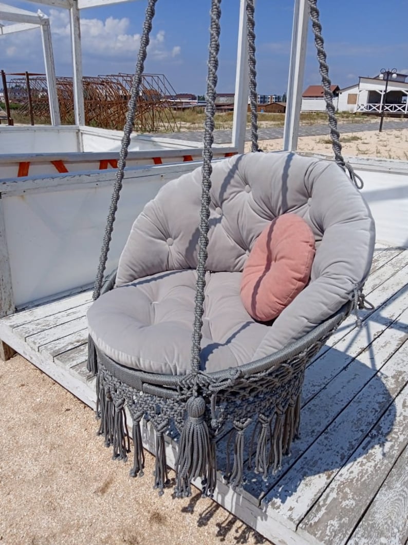 Pattern VIDEO Tutorial Macrame Hanging Chair DIY Hammock - Etsy