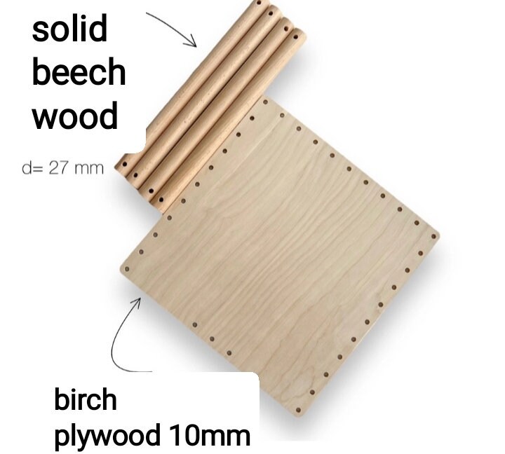 Wooden Elements for Children's Macrame Swing, DIY Macrame Swing ...