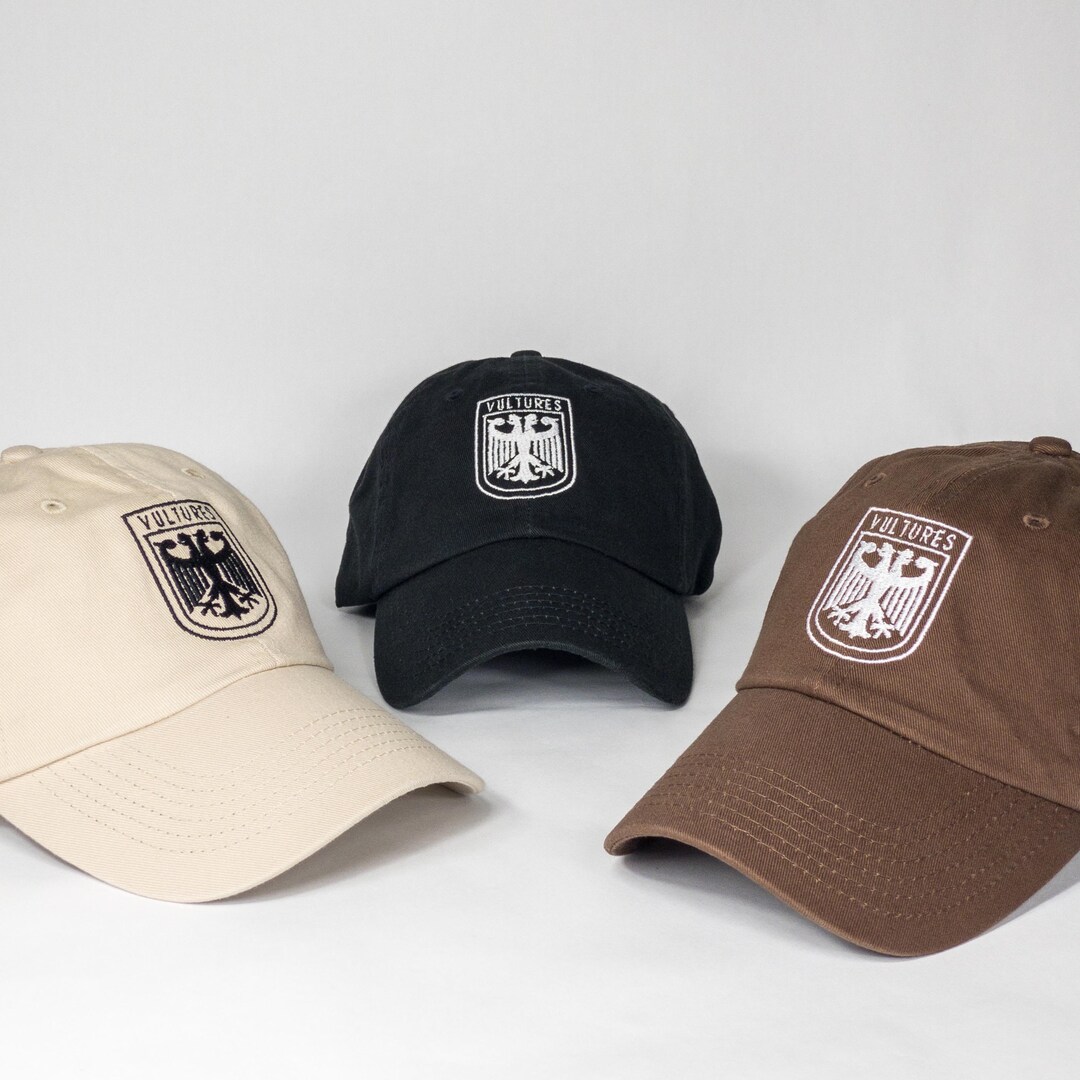 Kanye West Vultures Hat // Yeezy Embroidered Baseball Cap // Ye ...