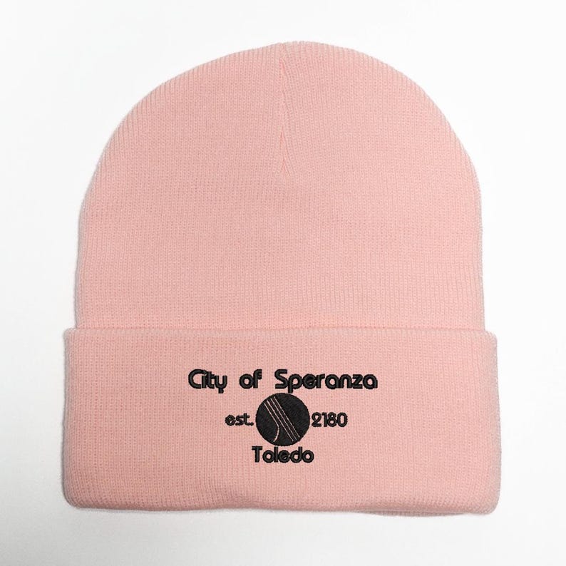 City of Speranza Tourist Arc Raiders Video Game Embroidered Beanie // Gaming Embroidery - Etsy
