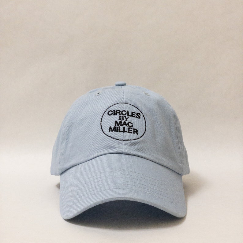 Mac Miller Hat // Circles Embroidered Baseball Cap // Swimming - Etsy