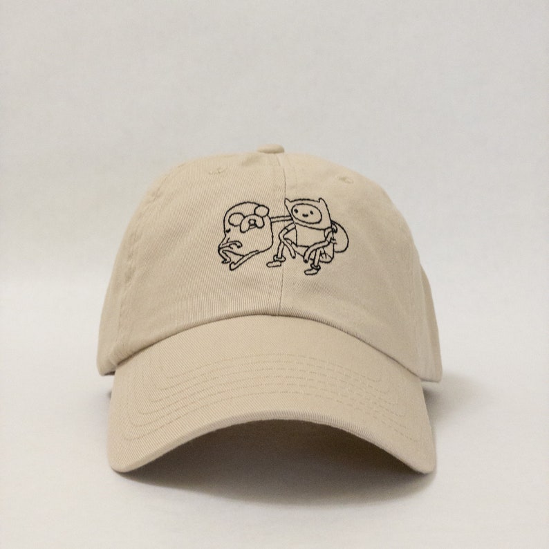 Adventure Time Hat // Finn and Jake Embroidered Baseball Cap - Etsy