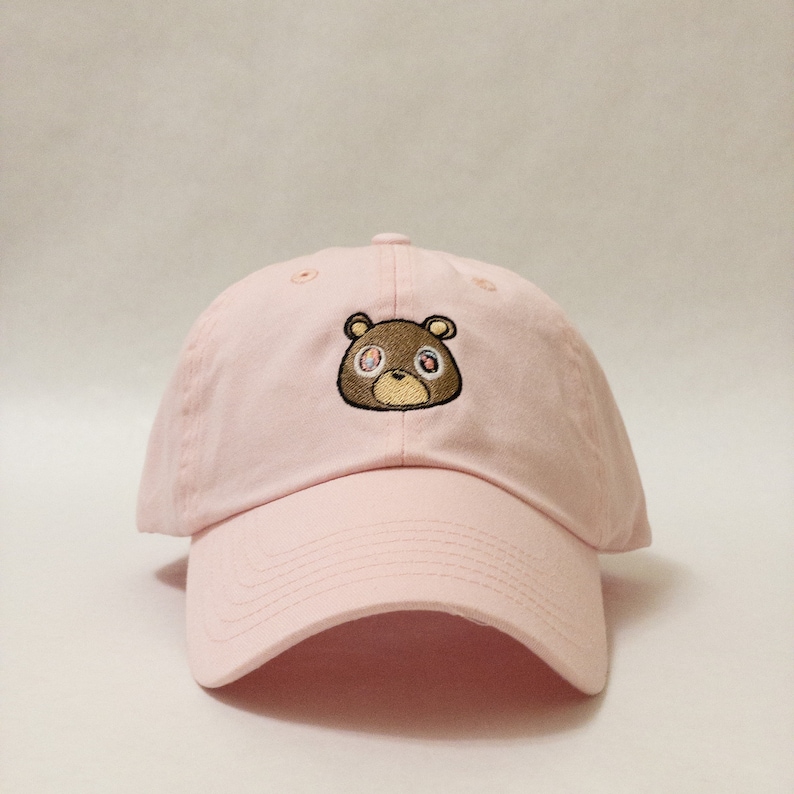 Kanye West Bear Hat // Yeezy Embroidered Baseball Cap // Ye // - Etsy
