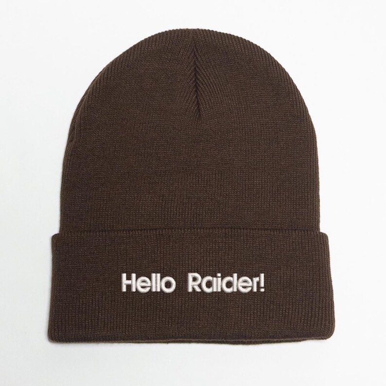 Hello Raider! Arc Raiders Video Game Embroidered Beanie // Gaming ...