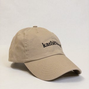 Kanye West Hat // Yeezy Embroidered Baseball Cap // the College Dropout ...