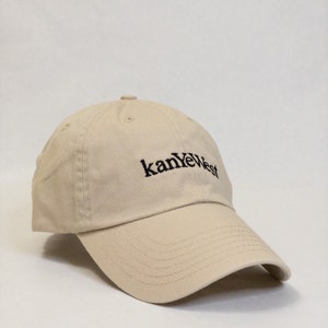 Kanye West Hat // Yeezy Embroidered Baseball Cap // the College Dropout ...