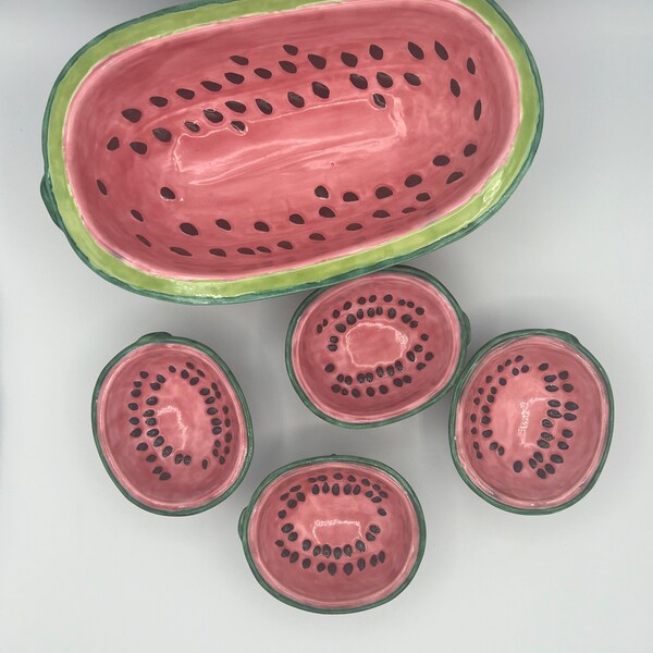 Watermelon Bowls - Etsy