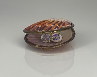 Gold Clam Box - Etsy