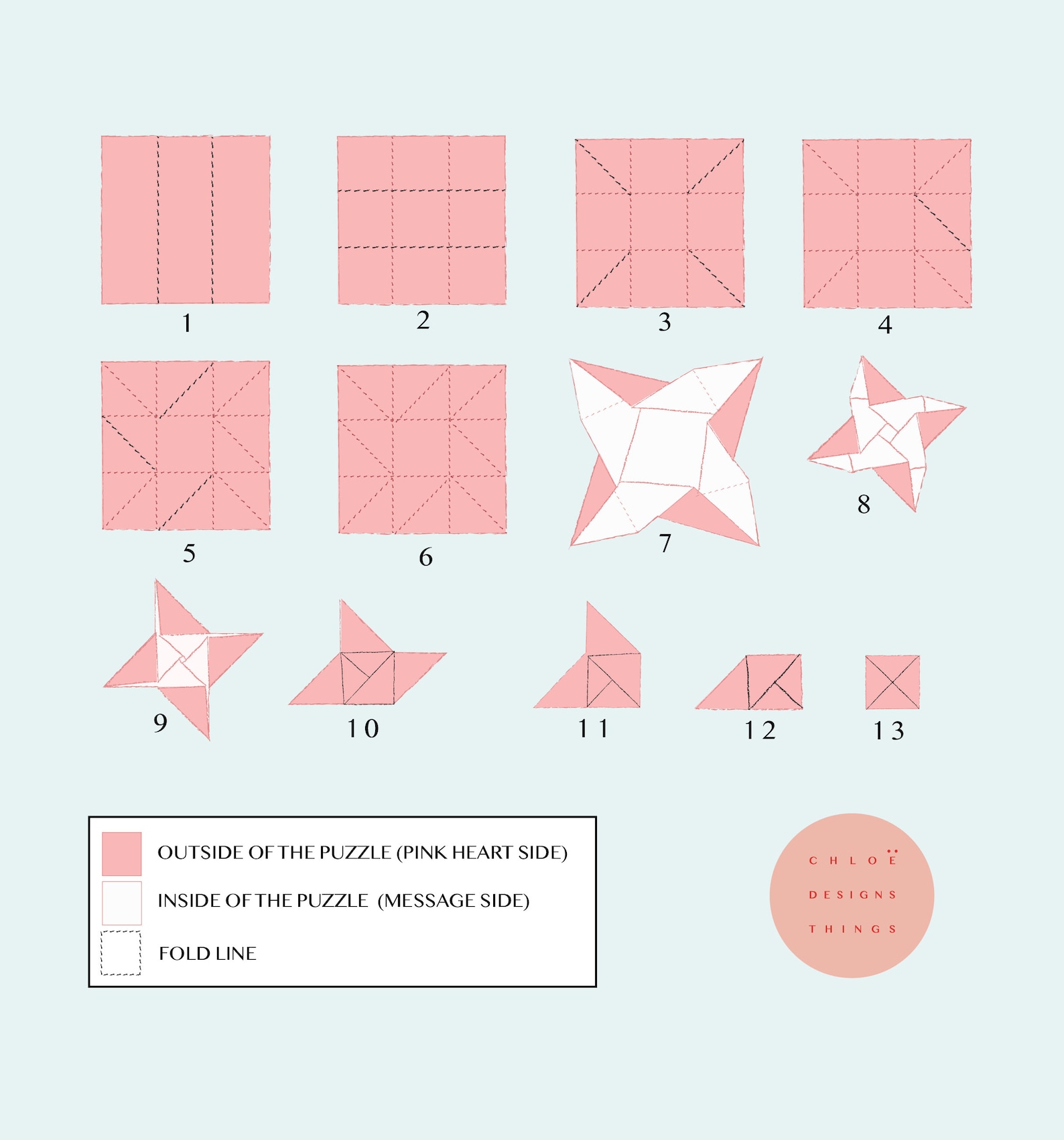 PRINTABLE Victorian Puzzle Valentine's Day Card, Digital Download ...