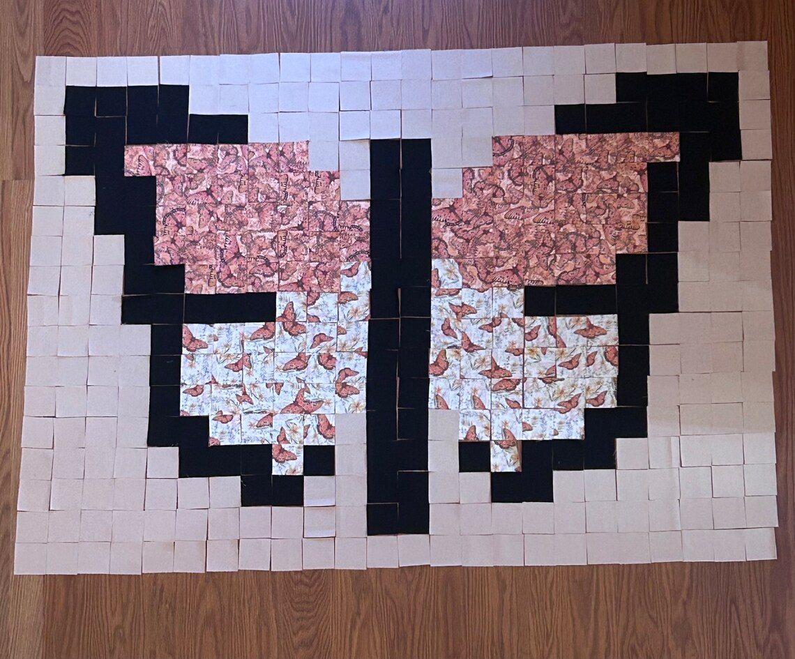 Butterfly Quilt Pattern PDF Download Patchwork Quilting - Etsy