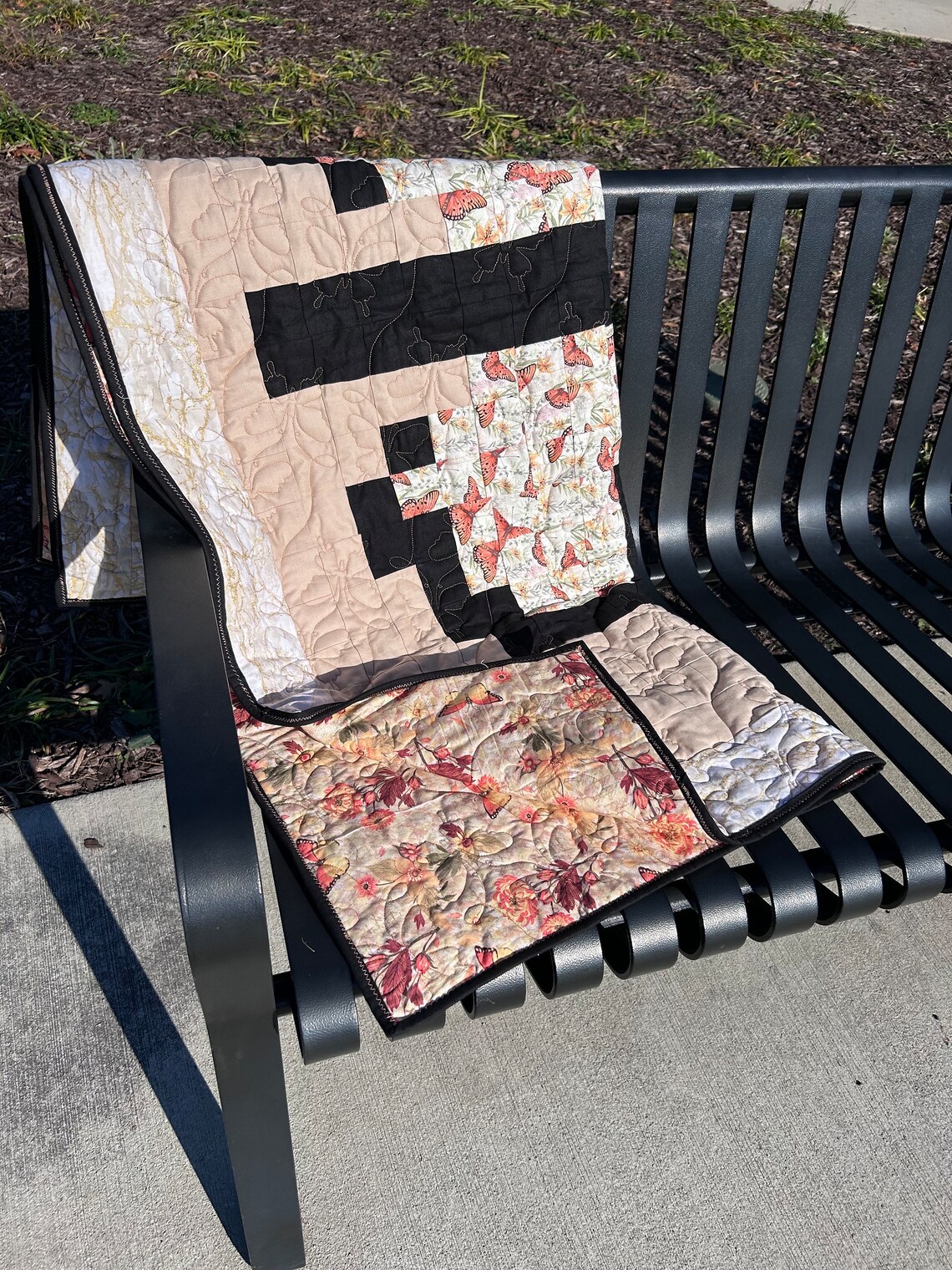 Butterfly Quilt Pattern PDF Download Patchwork Quilting Digital Pattern ...