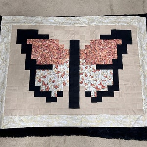 Butterfly Quilt Pattern PDF Download Patchwork Quilting - Etsy