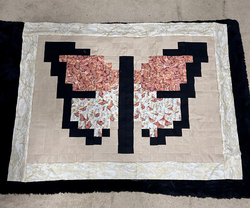 Butterfly Quilt Pattern PDF Download Patchwork Quilting - Etsy