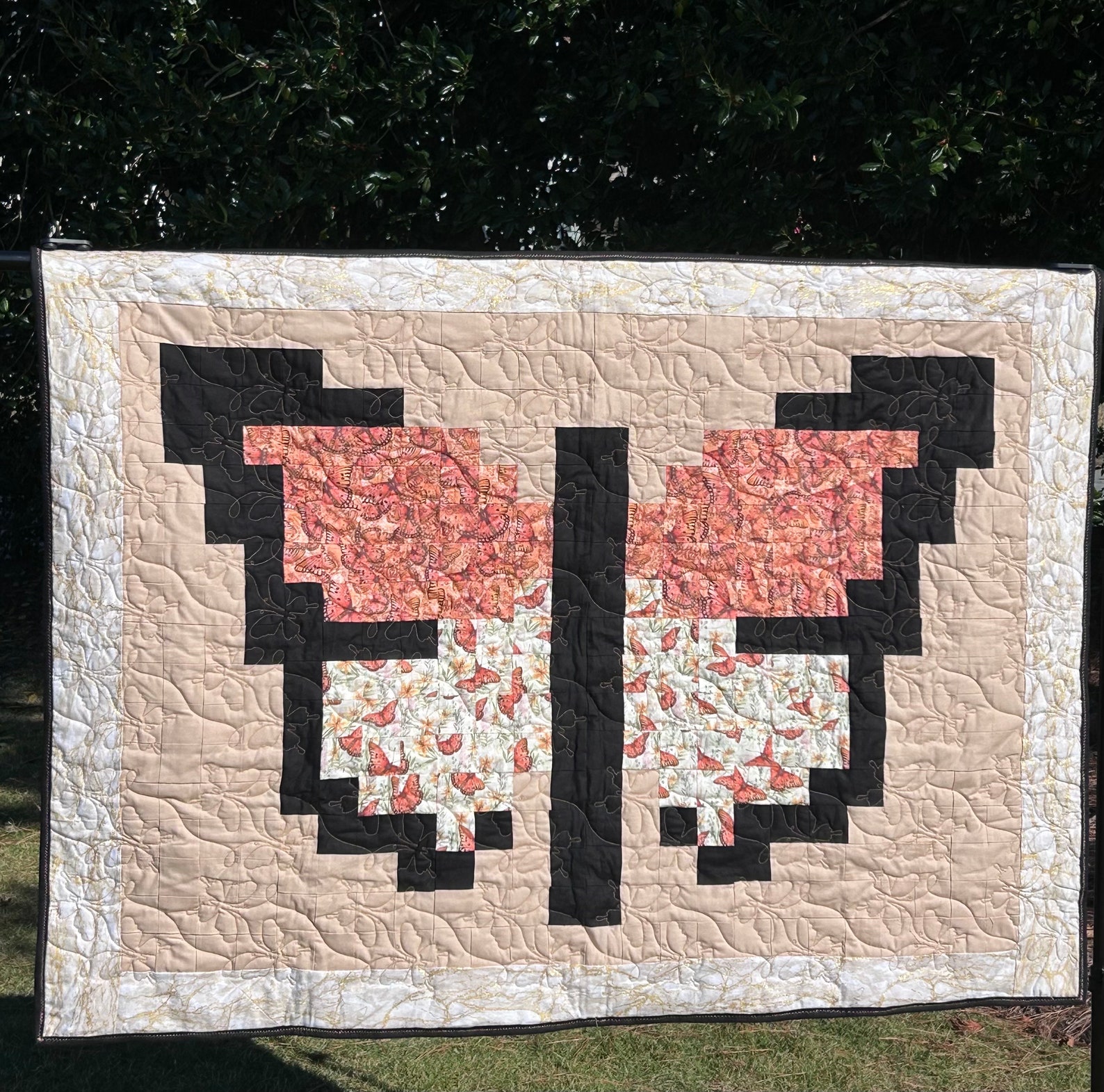 Butterfly Quilt Pattern PDF Download Patchwork Quilting Digital Pattern ...
