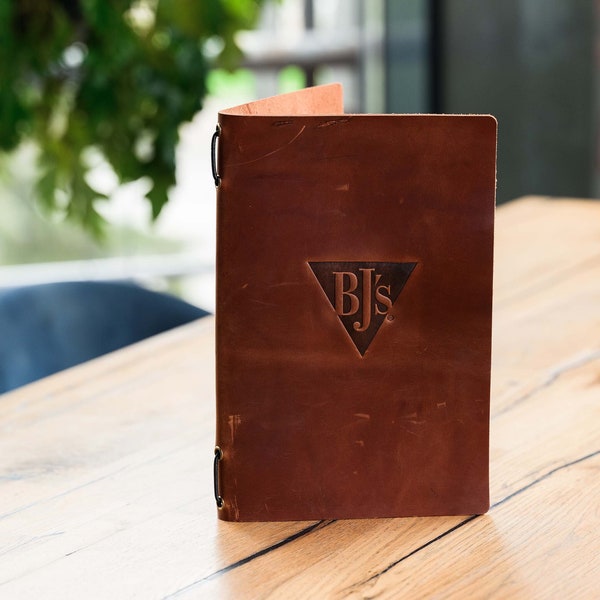 Leather Menu Cover Holder - Etsy