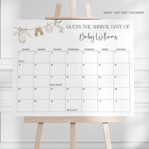 Editable Clothesline Baby Shower Game Bundle, Gender Neutral Baby ...