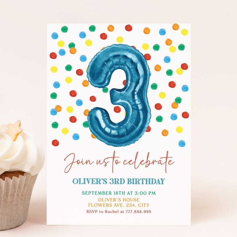 3rd Birthday Boy - Etsy