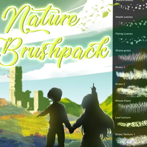 Nature Brush Set for Procreate - Etsy