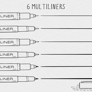 40+ Copic Inspired Marker Brush Set | Airbrush, Multiliner, Blender ...