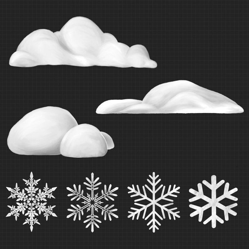 Winter Forest Brush Set for Procreate | Christmas Brushes - Etsy