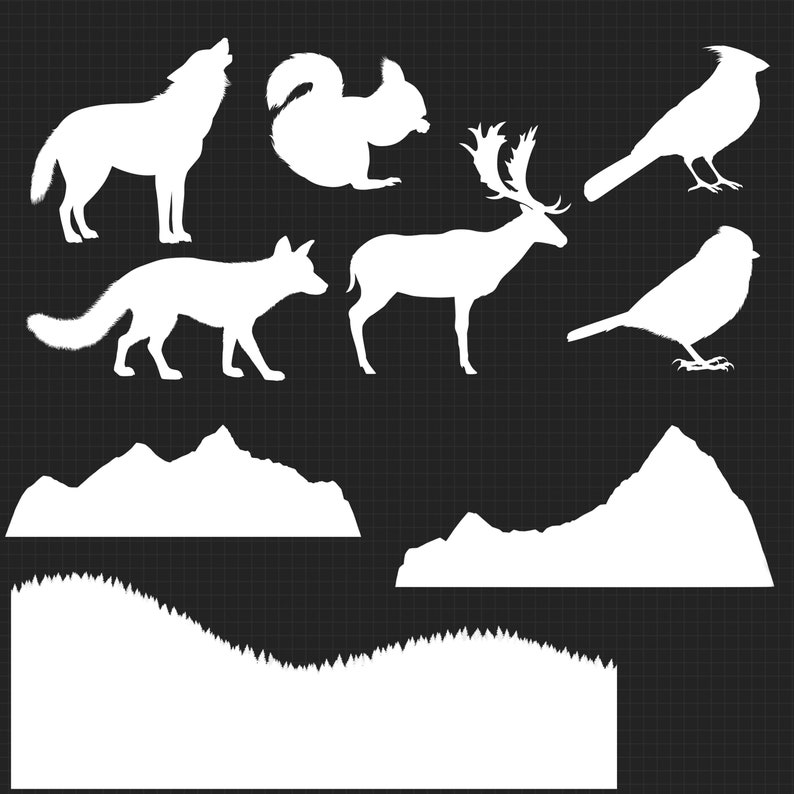 Winter Forest Brush Set for Procreate - Etsy