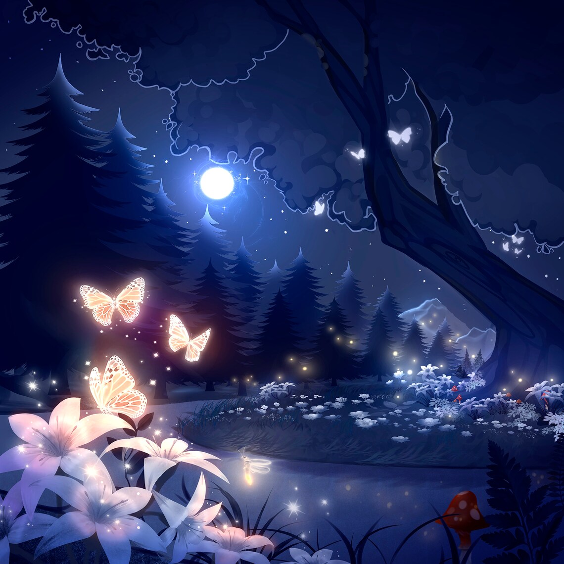 Magic Forest Brush Set for Procreate - Etsy