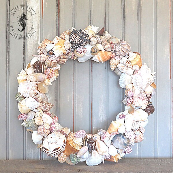 Sea Shell Wreath - Etsy
