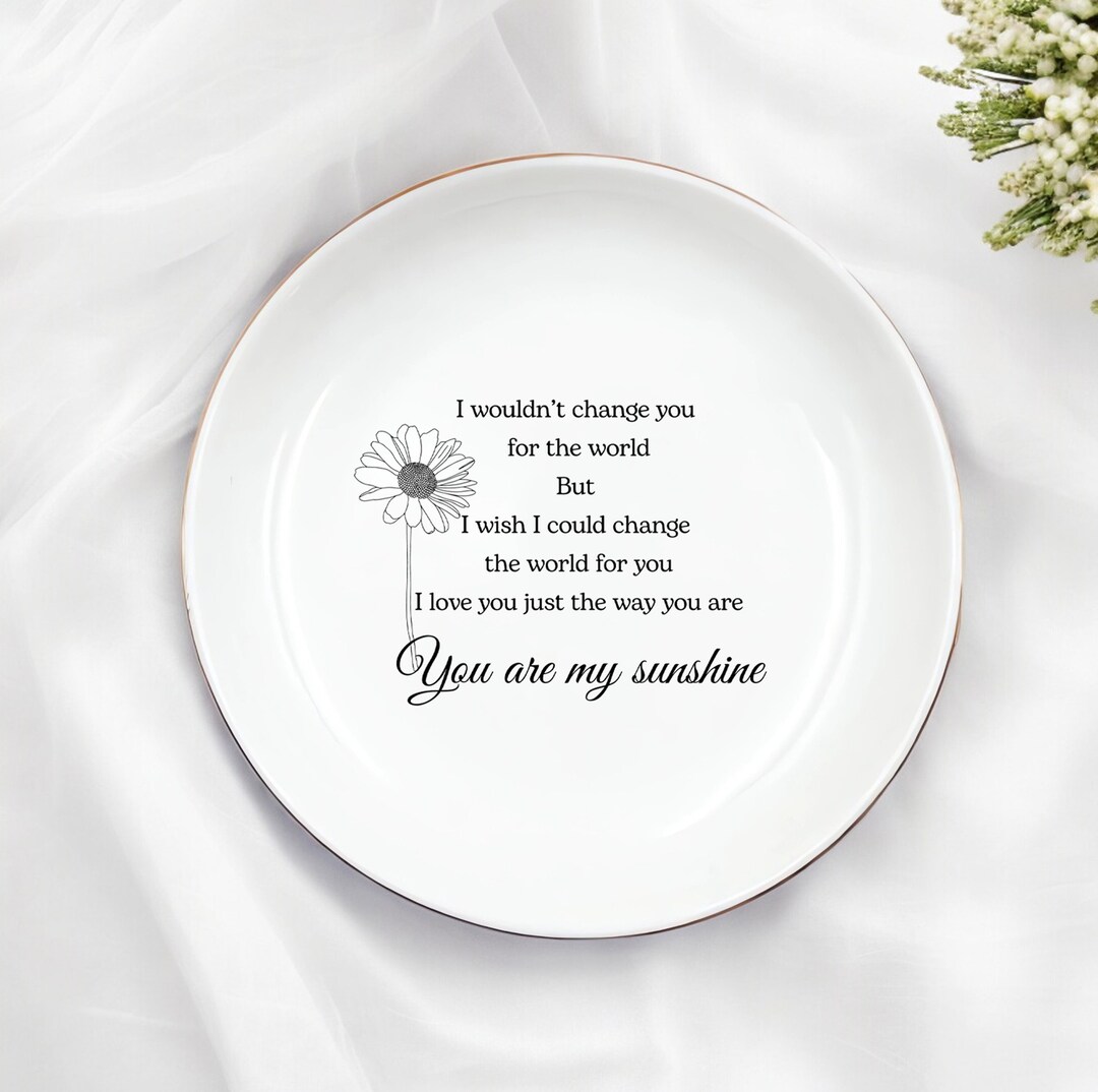 You Are My Sunshine, Strength Gift for Friends, Ring Dish ...
