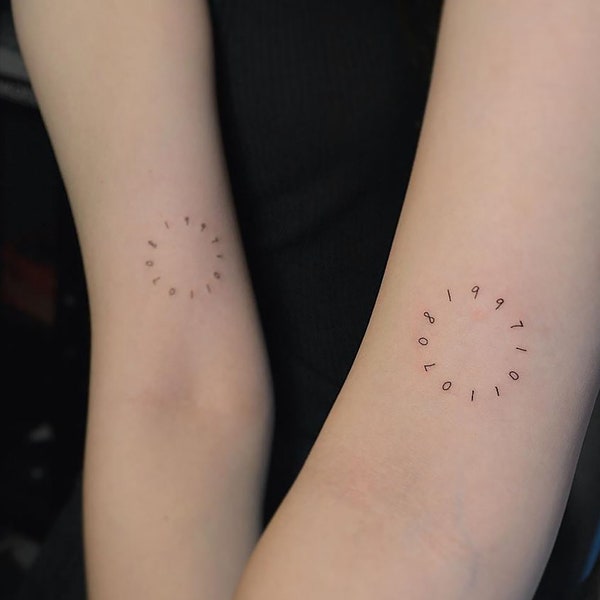Phone Number Tattoo - Etsy