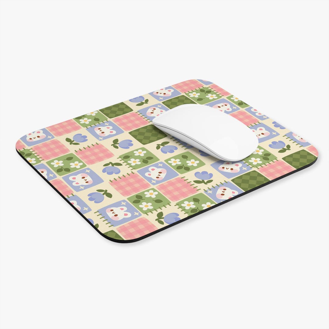 Cute Animal Print Mouse Pad, Fun Work Station Decor, Gift for Cat ...