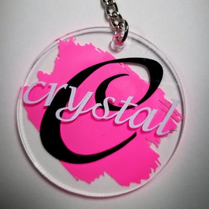 Personalized Acrylic Keychain Key Ring Personalized Gifts - Etsy
